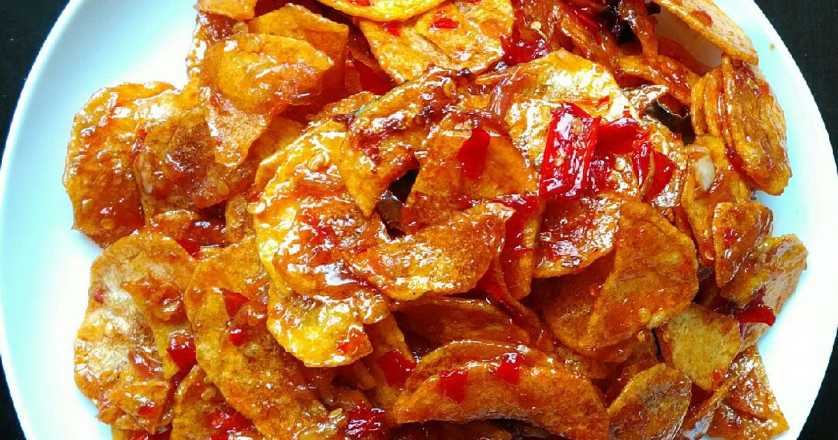 Resep kering kentang pedas manis tanpa asam rumahan enak dan mudah ...