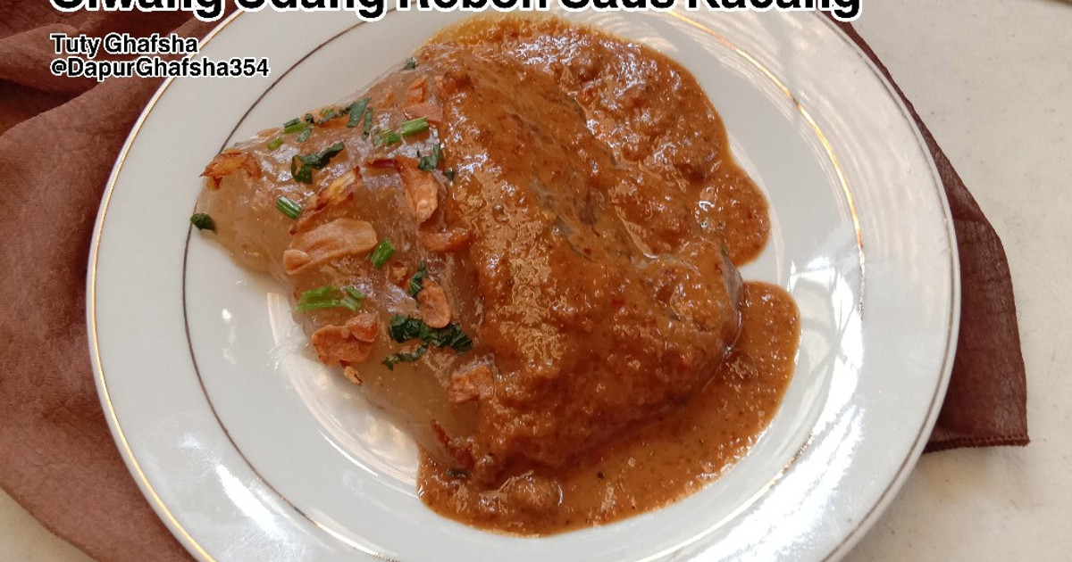 Resep Ciwang Udang Rebon Saus Kacang oleh Tuty Ghafsha - Cookpad