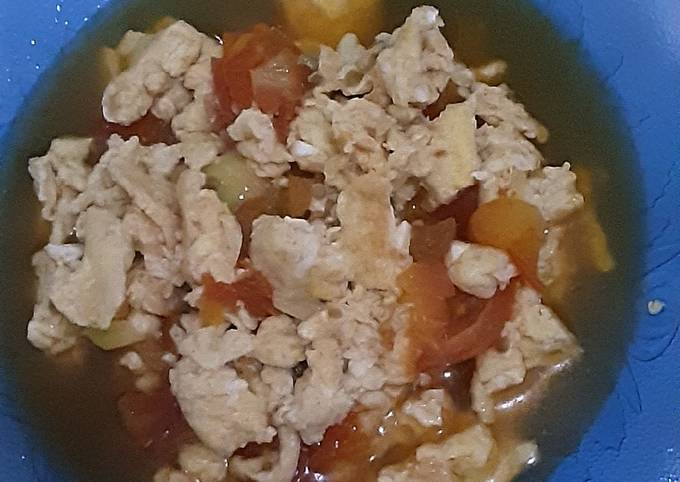Resep Sup telur tomat oleh mom KeiTasya - Cookpad