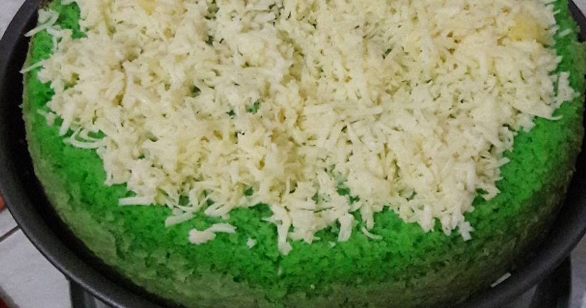 Resep Bolu tape ketan ijo oleh Umidiana Sugiarto - Cookpad