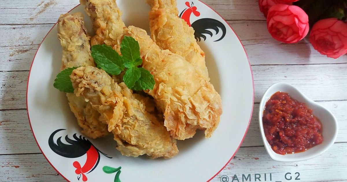Resep Buttermilk Fried Chicken oleh Kaka beryl @amrii_g2 - Cookpad