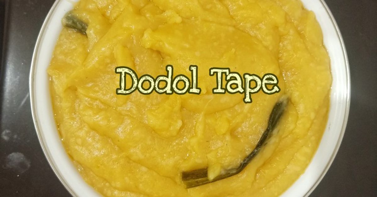 Resep cara membuat dodol tape rumahan enak dan mudah - Cookpad