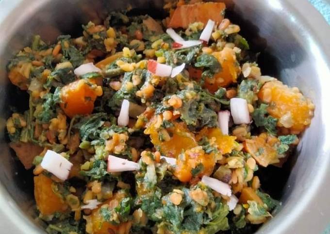 Kadu patta ki bhaji Recipe by Epseeta Panigrahi - Cookpad