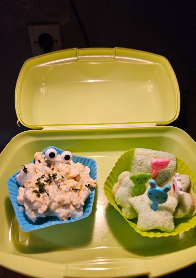 Resep Bekal Anak-Telur Rebus Mayo dan Roti Selai Kacang oleh Provani ...