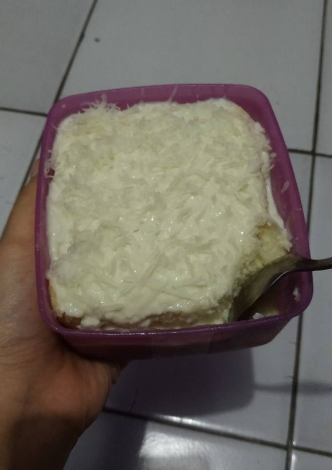 Resep Stup Roti Tawar Vanilla Keju oleh maulidinaasy - Cookpad