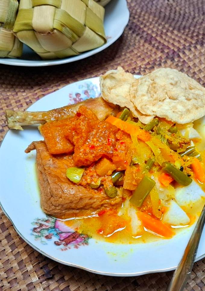 Resep Kuah Lontong Sayur Medan oleh Tituk SK - Cookpad