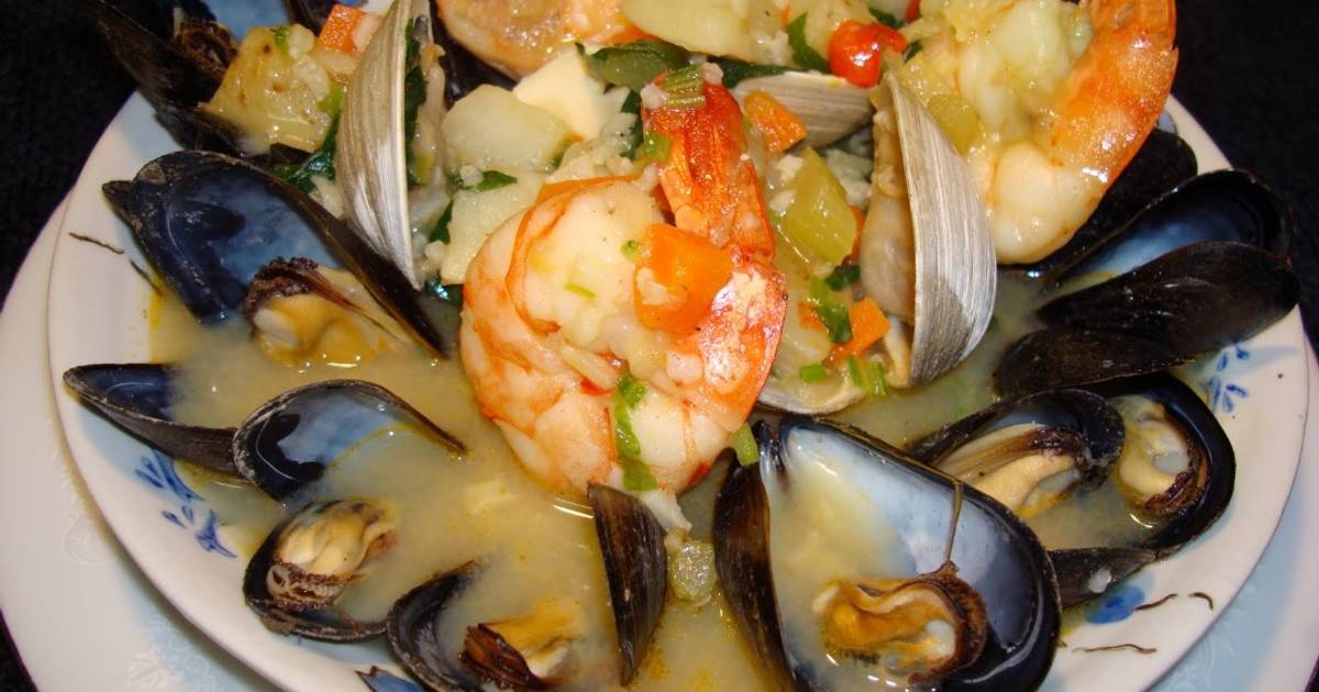 Sopa de choro - 21 recetas caseras- Cookpad