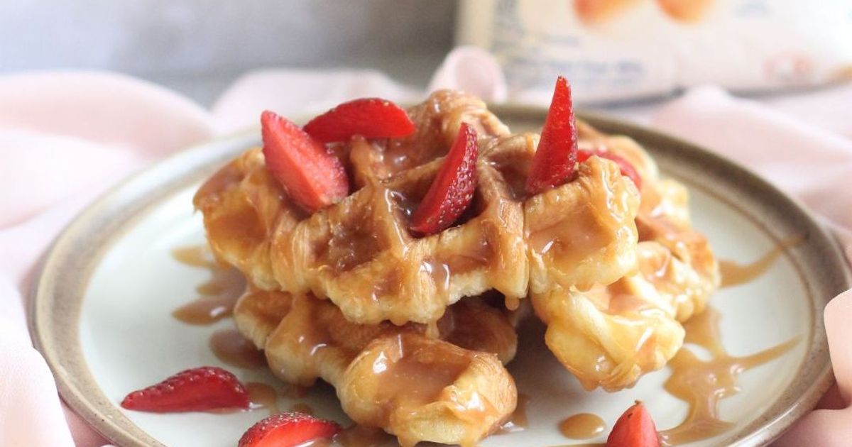 Resep wafel croissant rumahan enak dan mudah - Cookpad