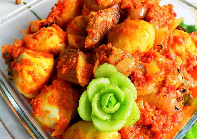 Resep Telur Pindang Tongkol Bumbu Merah Oleh Chiensyn Kuliner Cookpad