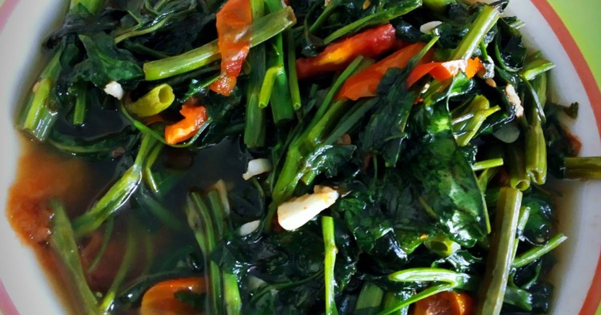 847 resep oseng kangkung terasi seafood enak dan mudah - Cookpad