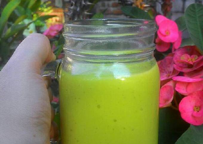Resep Jus Alpukat KW (dari tape singkong dan daun sawi hijau) oleh ...