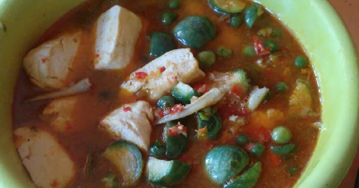 Resep Cepokak, tahu, terong bulat,teri dan leunca oleh Kristine ...