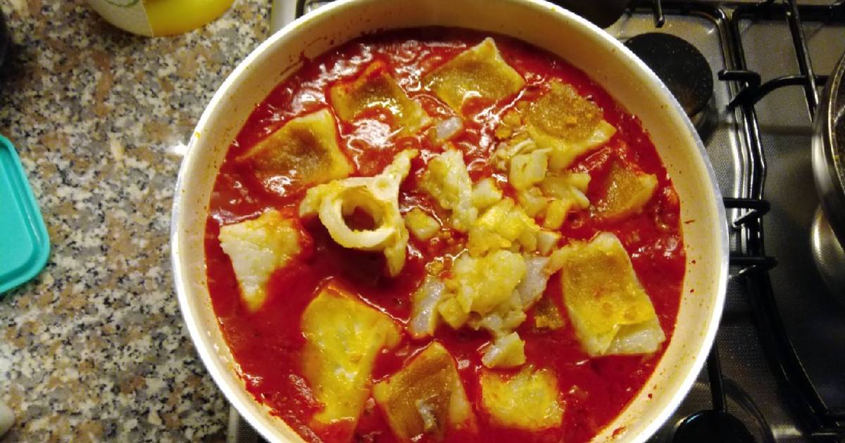 Ricetta Pescestocco con sugo al profumo di finocchietti di mare di ...