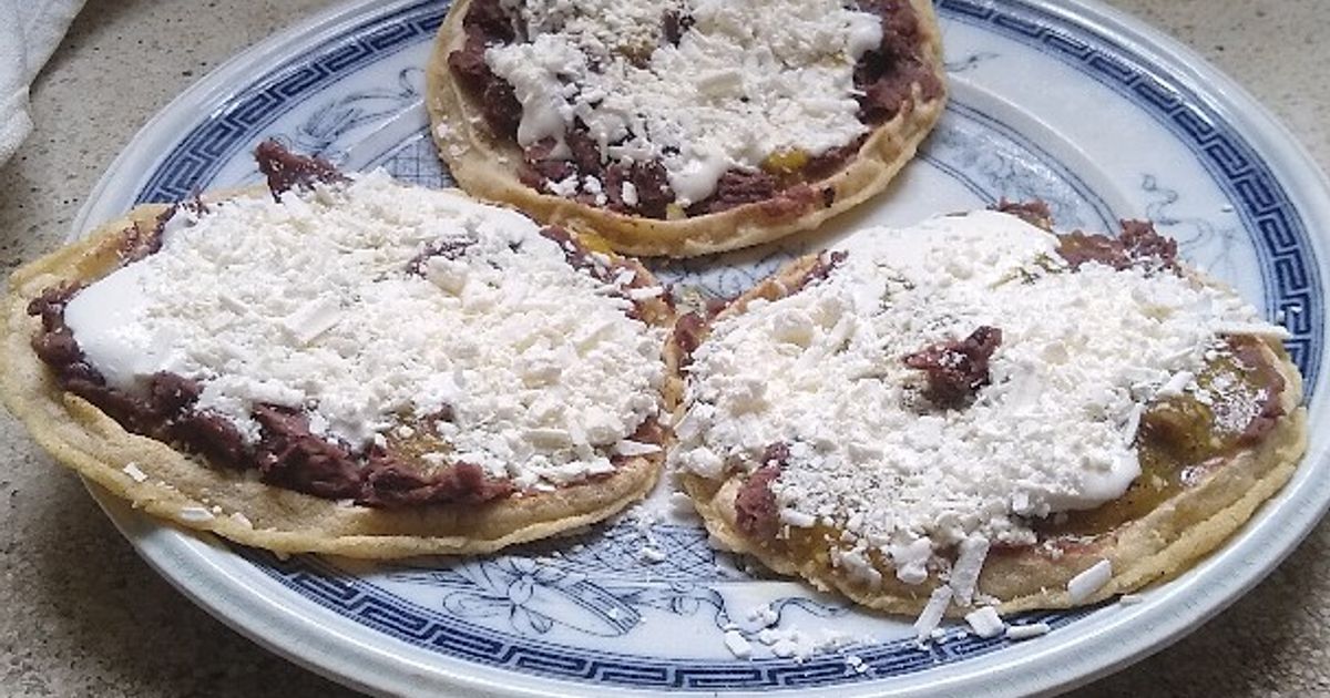 Traditional Sopes Recipe By Andres1516