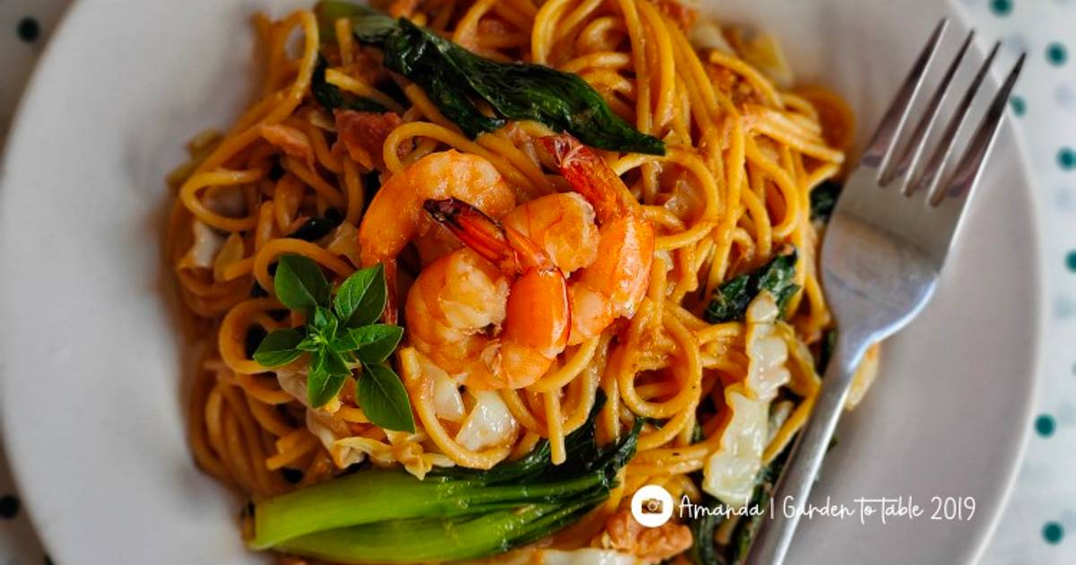 Resep Spaghetti Goreng Jawa oleh Amanda Garden To Table - Cookpad