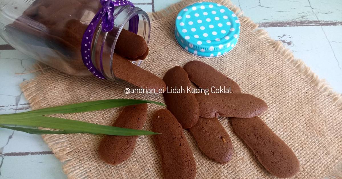 212 resep lidah kucing coklat enak dan mudah - Cookpad