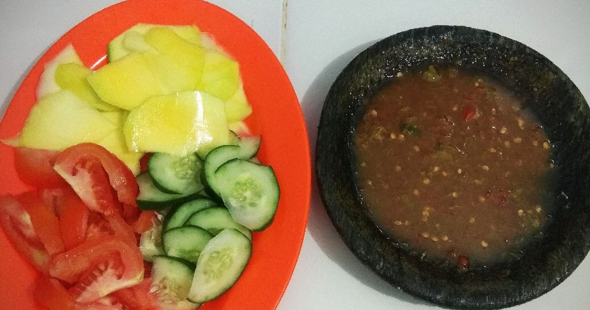 Resep Bumbu Rujak Sederhana / Rujak Colek oleh Tha - Cookpad