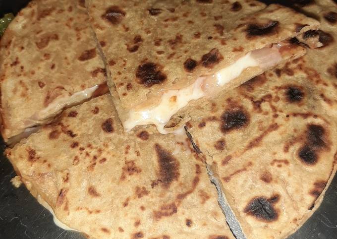 Stuffed pizza roti Recipe by Reema's Cozy Kitchen - Cookpad