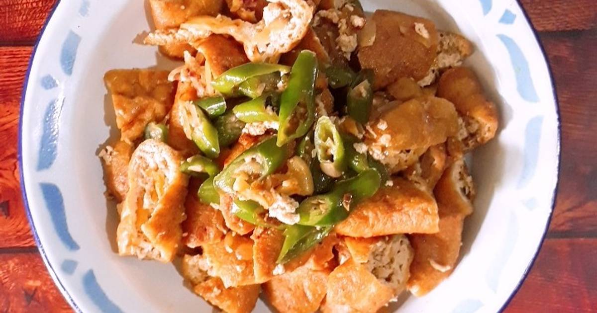 149 resep kulit tahu cabe hijau enak dan mudah - Cookpad