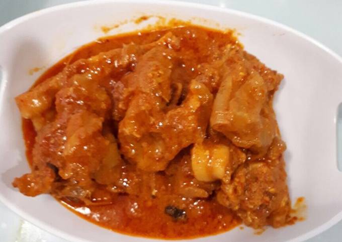 Resep Gule tunjang sapi oleh Zulfina - Cookpad