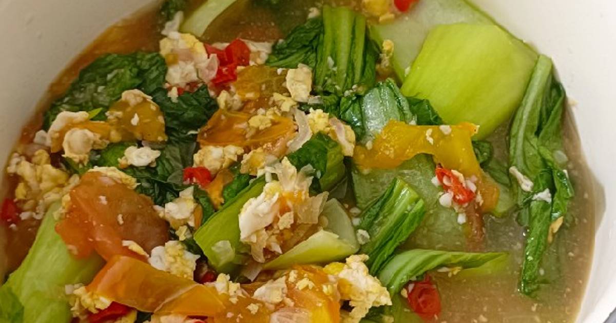Resep Tumis Caysim Telur dan Tomat oleh Jennifer Steffany - Cookpad