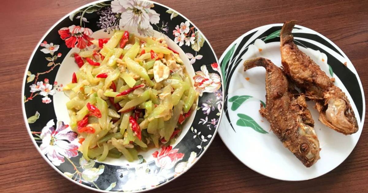 9 resep tumis labu siam orek telor enak dan mudah - Cookpad