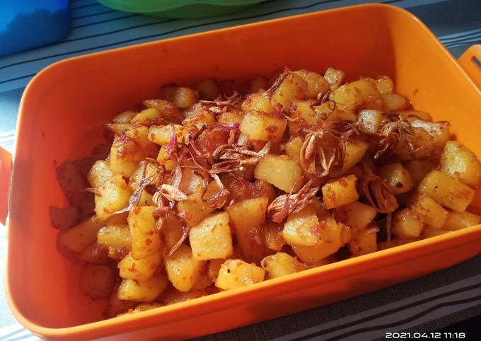 Resep Sambal kentang oleh Ike Mutiara - Cookpad