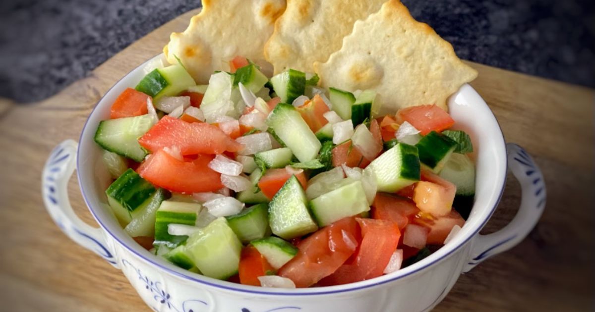 🇮🇷 Ensalada Shirazi (سالاد شیرازی, Irán) Receta de Fundación Argentino ...