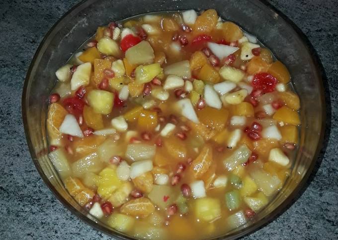 Macedonia de frutas Receta de María Ángeles - Cookpad
