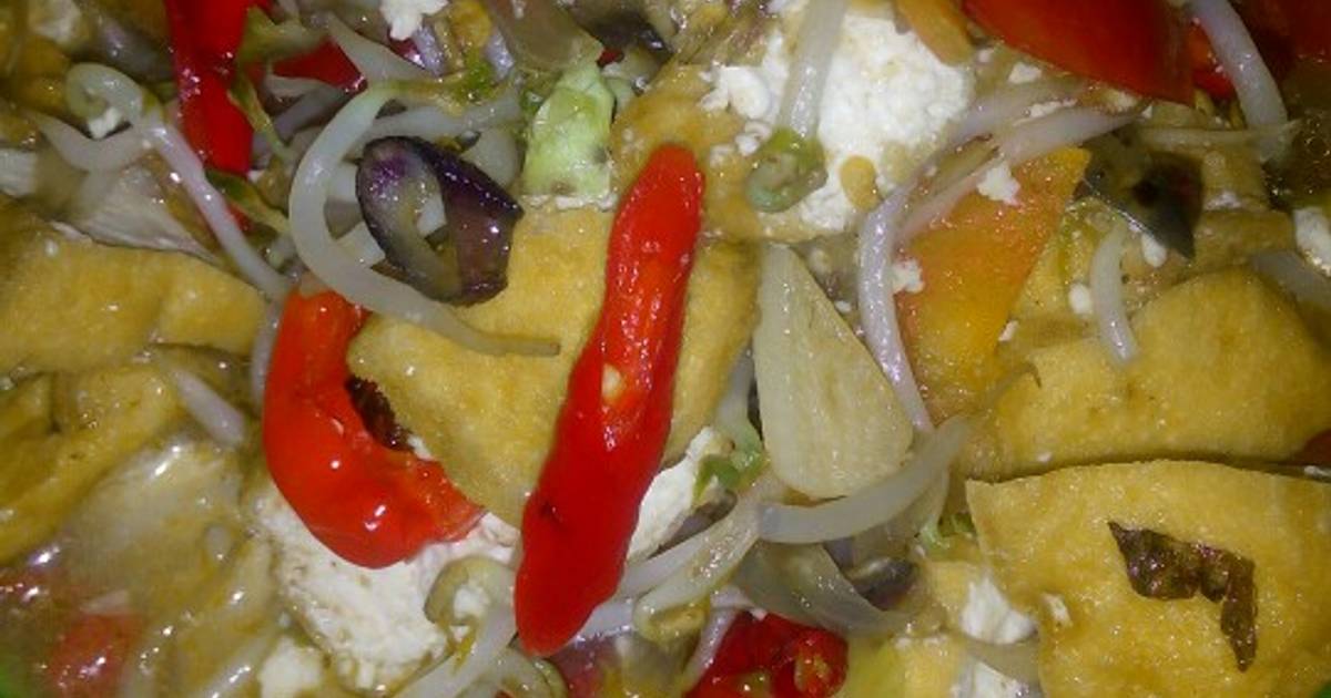 Resep Tongseng tahu toge pedas manis oleh Maya Suci ALyahasnia - Cookpad