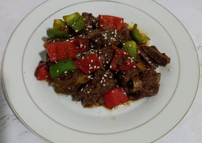 Resep Daging Iga Lada Hitam oleh Deenar Tan - Cookpad