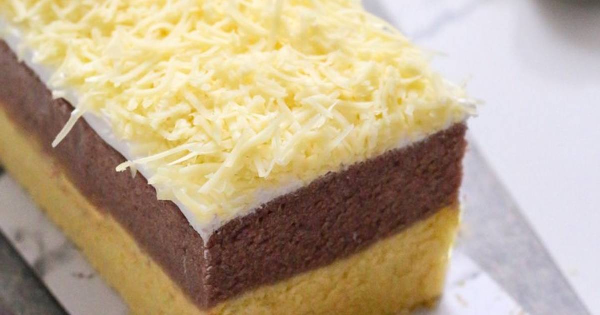 Resep Lapis Bogor / Lapis Kukus Talas Keju oleh Moona's Kitchen - Cookpad