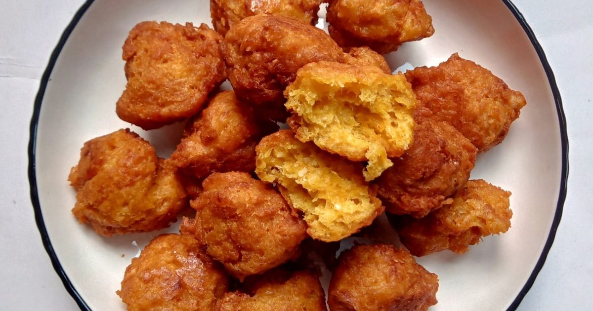 Resep Cekodok Labu Kuning Keju oleh Nayzura Aleyta - Cookpad
