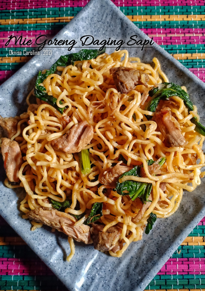Resep Mie Goreng Daging Sapi oleh Oknisa Carolina - Cookpad