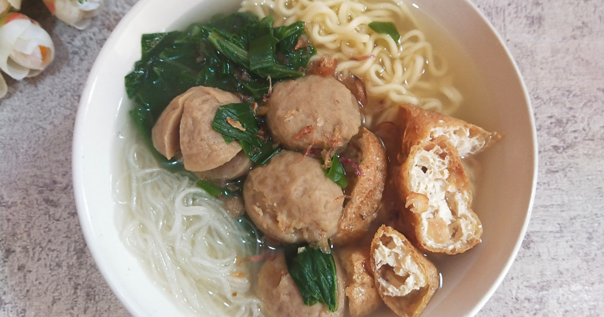 Resep Bakso Kuah Komplit Untuk Balita oleh ihdanas - Cookpad