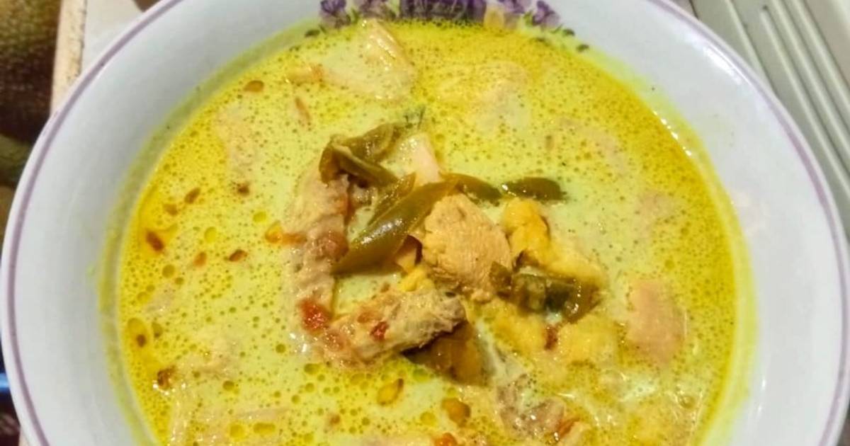 Resep Lodeh Cempedak Ayam oleh Fitzaki Kitchen - Cookpad