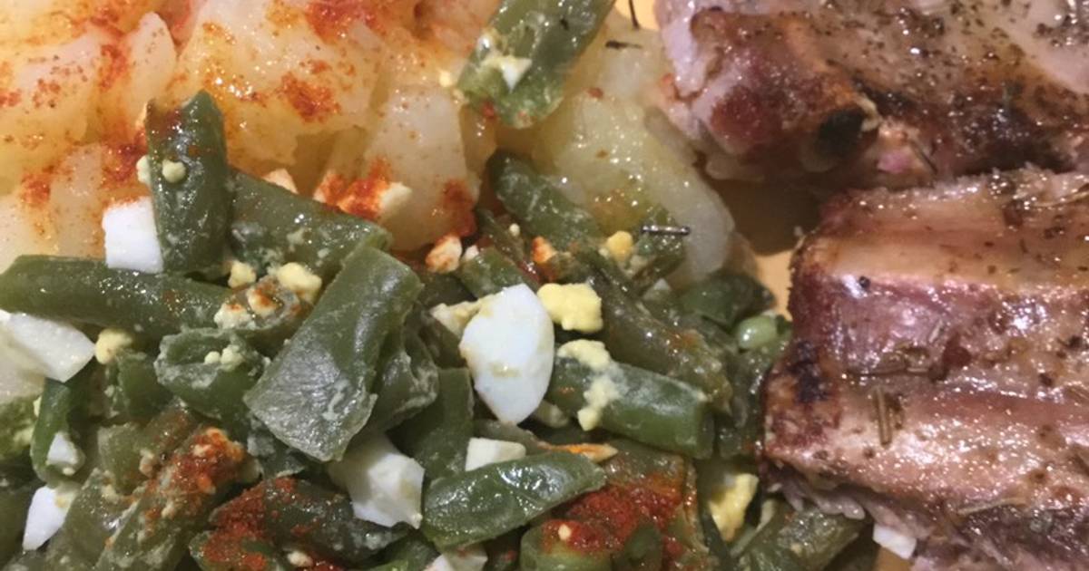 Ensalada de chauchas con papas - 63 recetas caseras- Cookpad