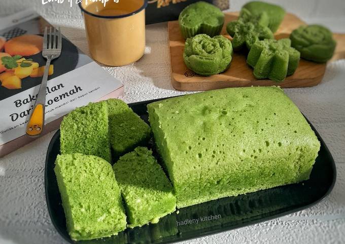 Resep Bolu Kukus Pandan Suji Lembut & Kempus oleh Hadleny Kitchen - Cookpad