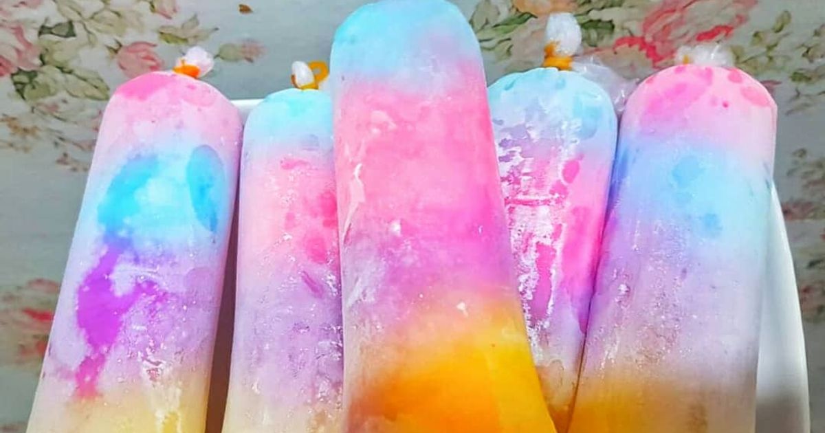 Resep Es Mambo Nutrijel Rainbow oleh Aliya - Cookpad