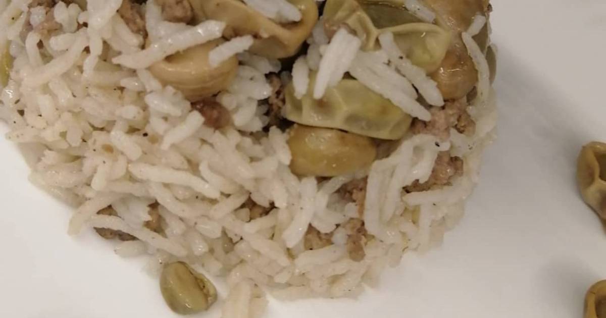 طريقة عمل رز مع فول - 360 وصفة رز مع فول سهلة وسريعة - كوكباد