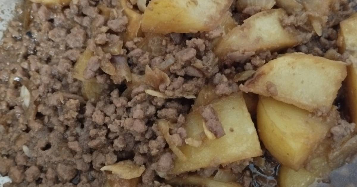 Resep Semur Daging Giling dan Kentang oleh Alin - Cookpad