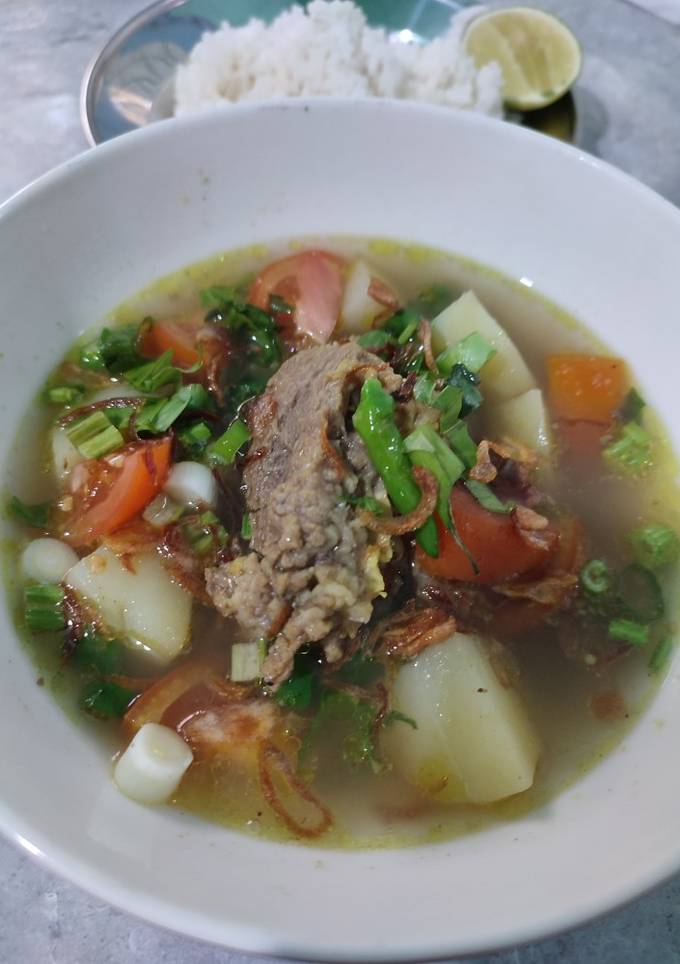 Resep Sop iga sapi ala padang oleh Dhita - Cookpad