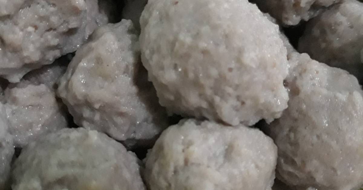 Resep Bakso sapi homemade oleh Utik - Cookpad