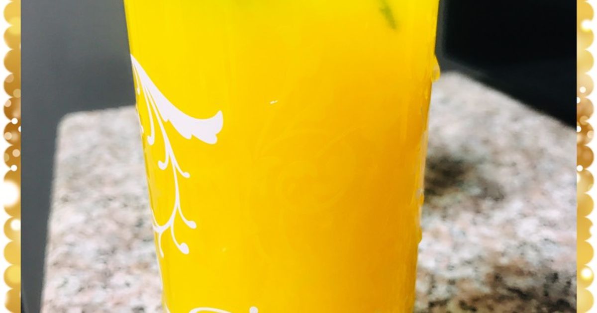 Muddled Mint Orange Juice Recipe by DROOLSOME MORSEL BY AFREEN WASEEM ...