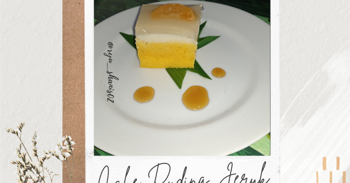 Resep 11 Ba. Cake Puding Jeruk oleh Shafira Dwi Annisa - Cookpad