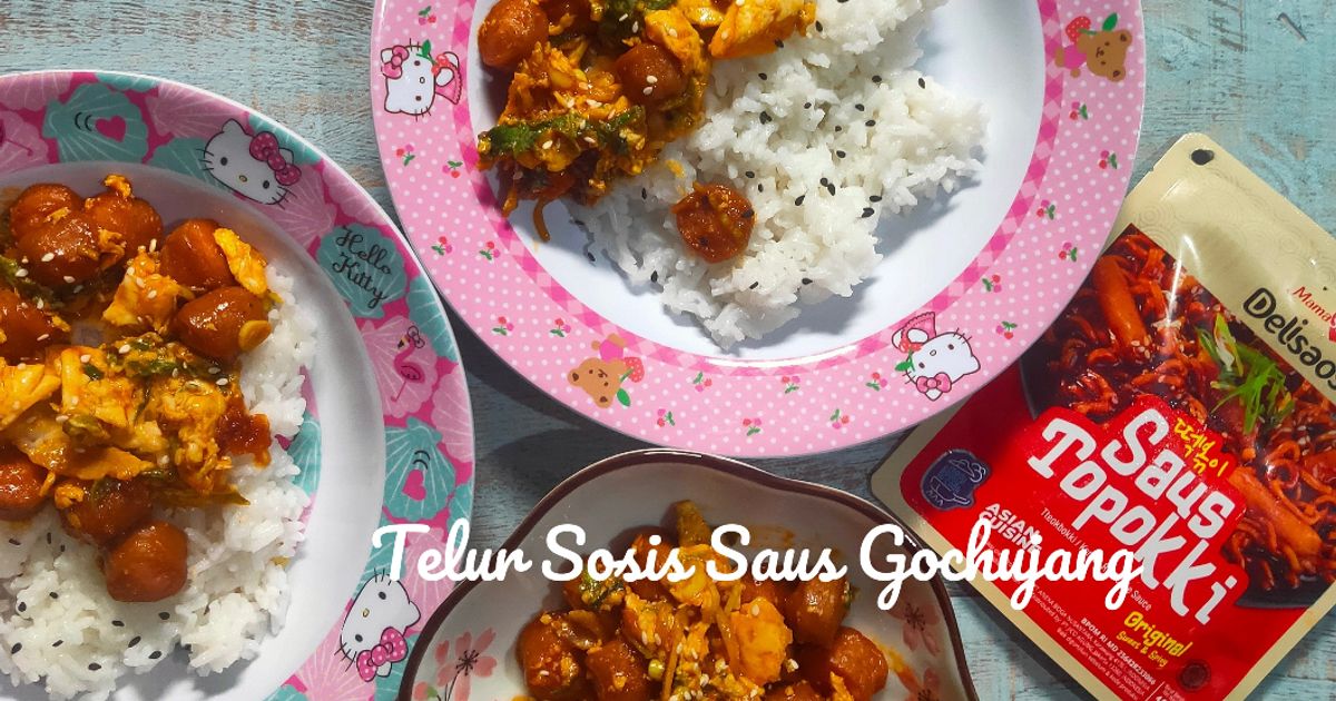 Resep Telur Sosis Saus Gochujang oleh wulanandri - Cookpad