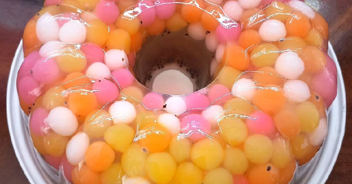 Resep Puding Jelly Bubble oleh Binti Sae - Cookpad
