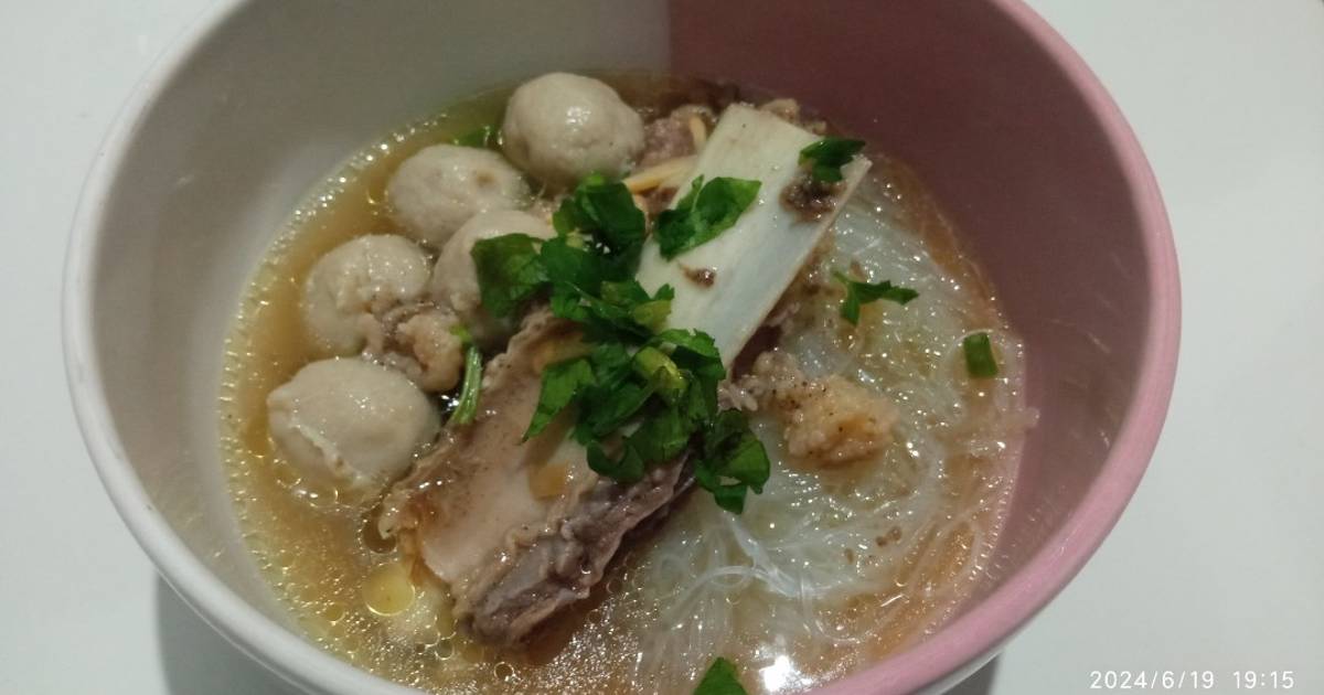 Resep Kuah bakso iga sapi,lemak,tetelan oleh Anisa - Cookpad