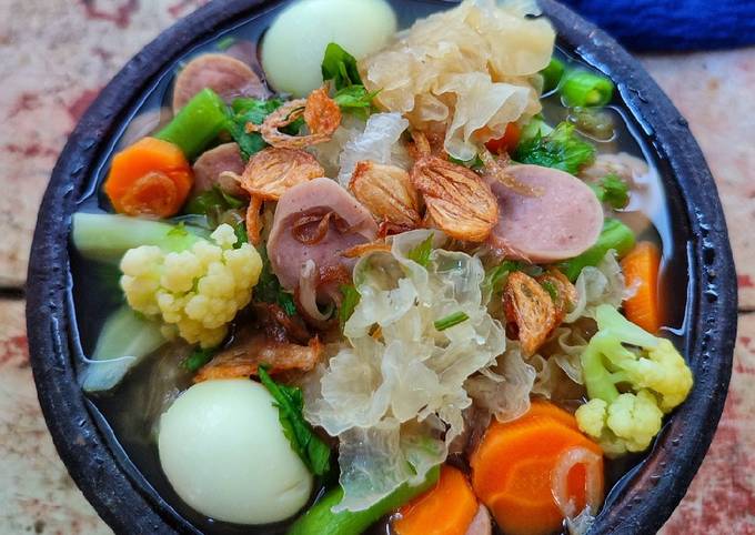 Resep Sup Jamur Salju oleh Tri Yunianti - Cookpad