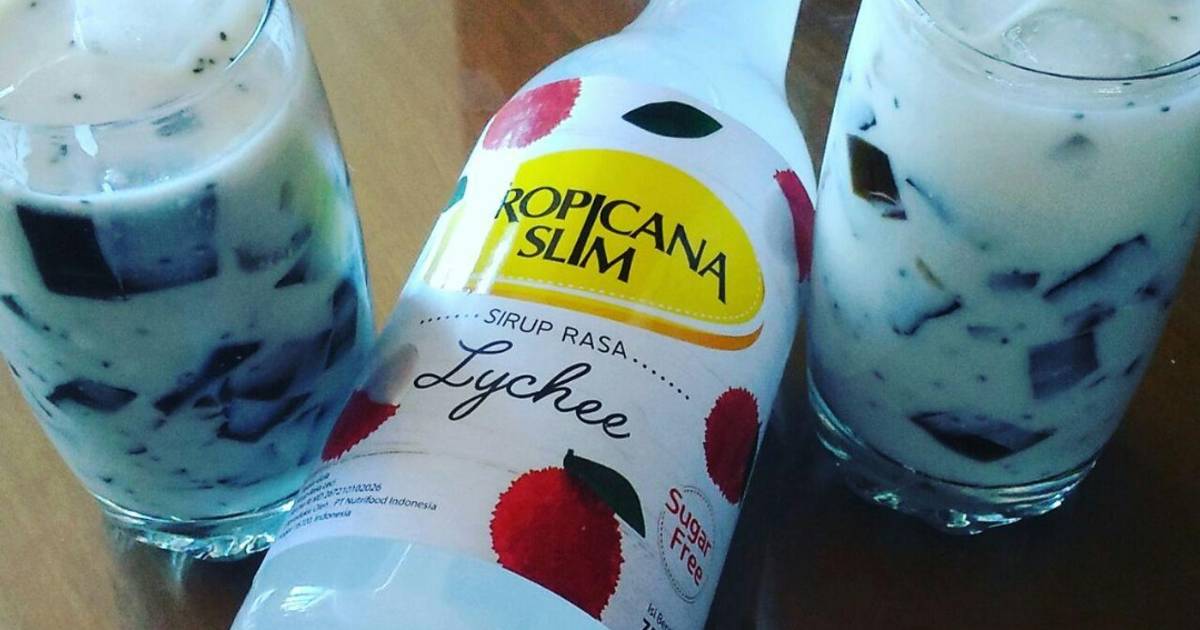 Resep Minuman Yogurt cincau rasa lychee oleh MERLIN FRANCISCA - Cookpad